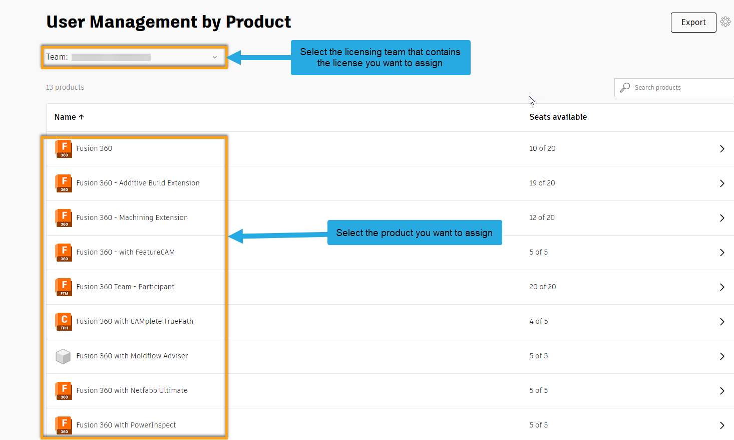 How to assign Autodesk licensing to users