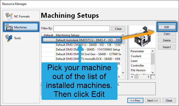 How to import a new NC Format in CAMplete TruePath