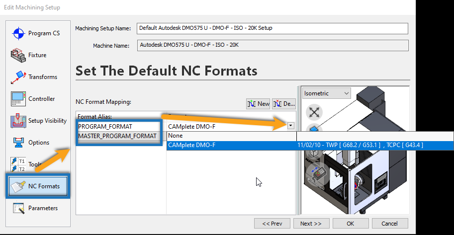 How to import a new NC Format in CAMplete TruePath