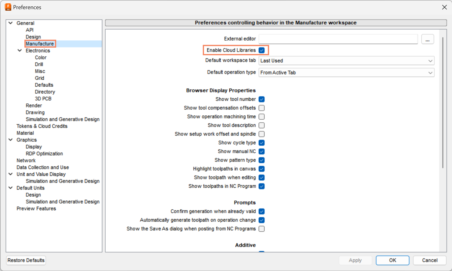 Missing Fusion 360 Cloud Libraries