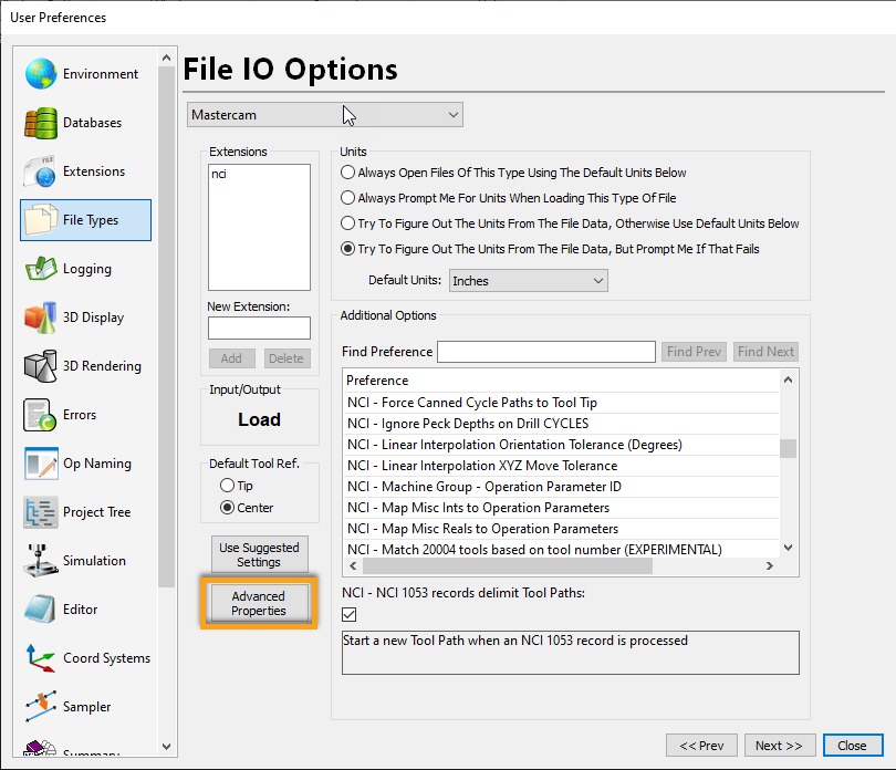 How to map Mastercam Work Offsets in CAMplete